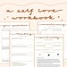 Self Love Workbook PRINTABLE Worksheets + GUIDE for Loving Yourself ...