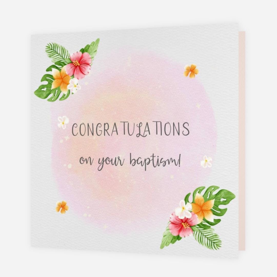 JW Christian Baptism Card - Etsy