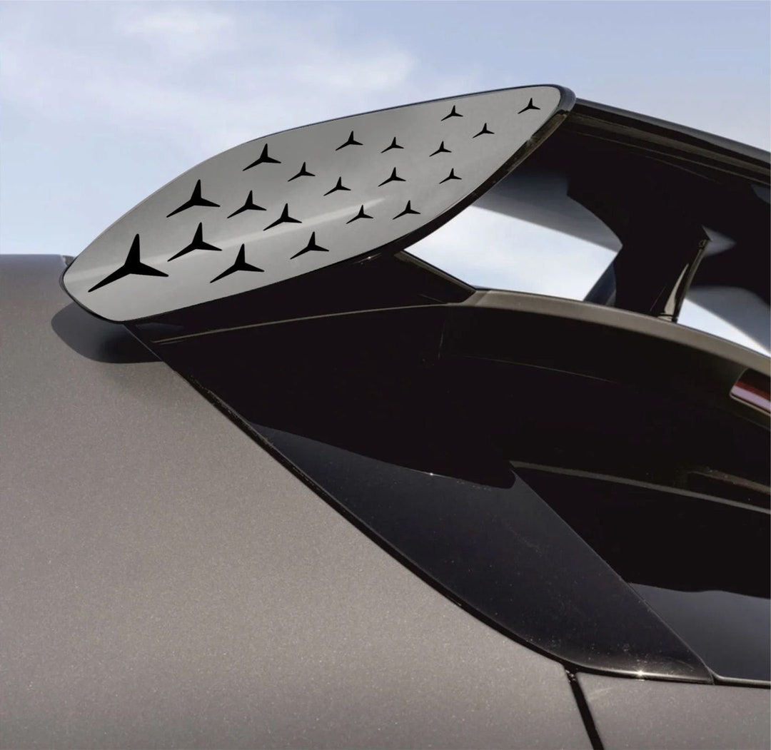 Fits: Mercedes A45S A35 AMG Rear Wing Spoiler 2020 Onwards Stickers ...