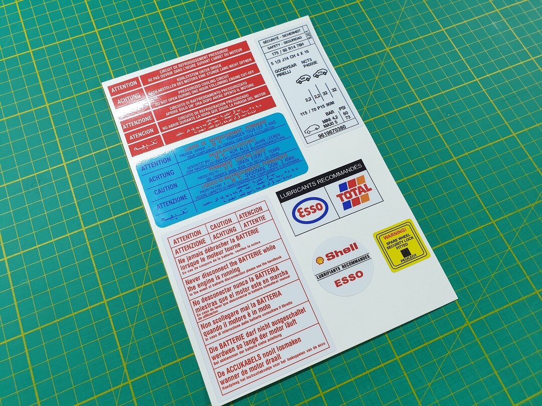 Peugeot 106 Rallye S1 / XSI Engine Bay & Tire Pressure Replacement ...