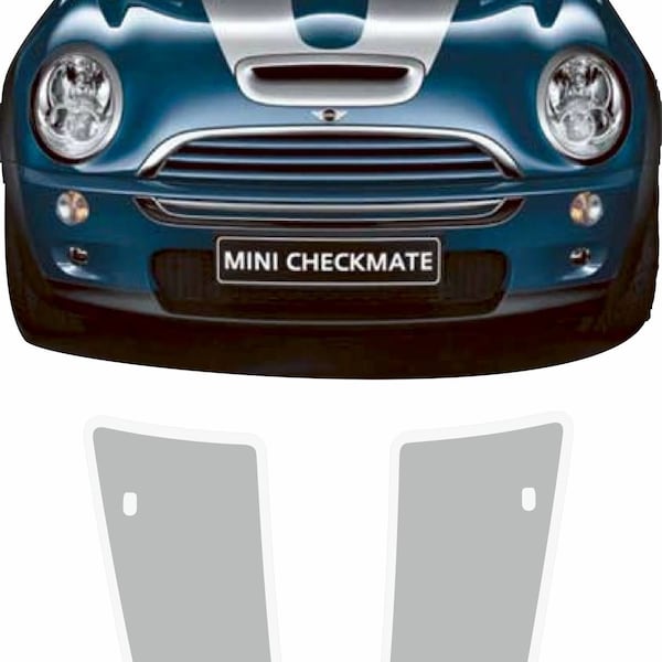 Mini Cooper Checkmate Sticker - Etsy