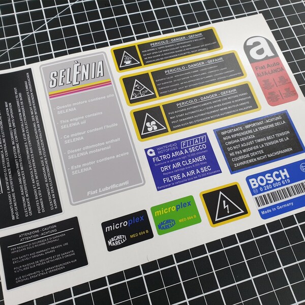 Engine Bay Stickers - Etsy