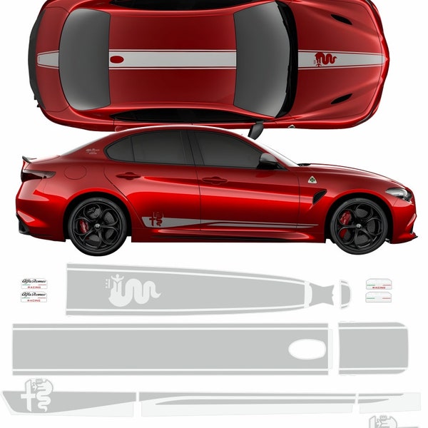 Alfa Romeo Giulia Decals - Etsy