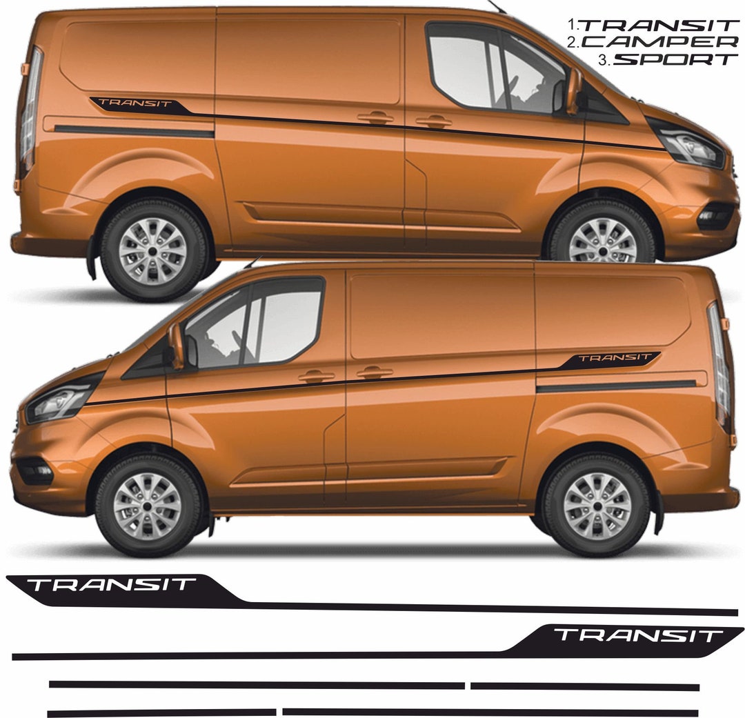 Transit Custom / Camper Upper Side Stripes / Stickers Exact Correct ...