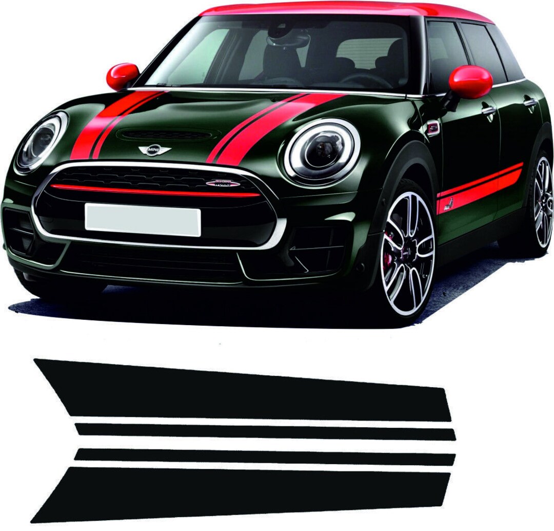 Mini F54 Clubman Cooper S JCW All4 Bonnet Stripes / Aufkleber genaue ...