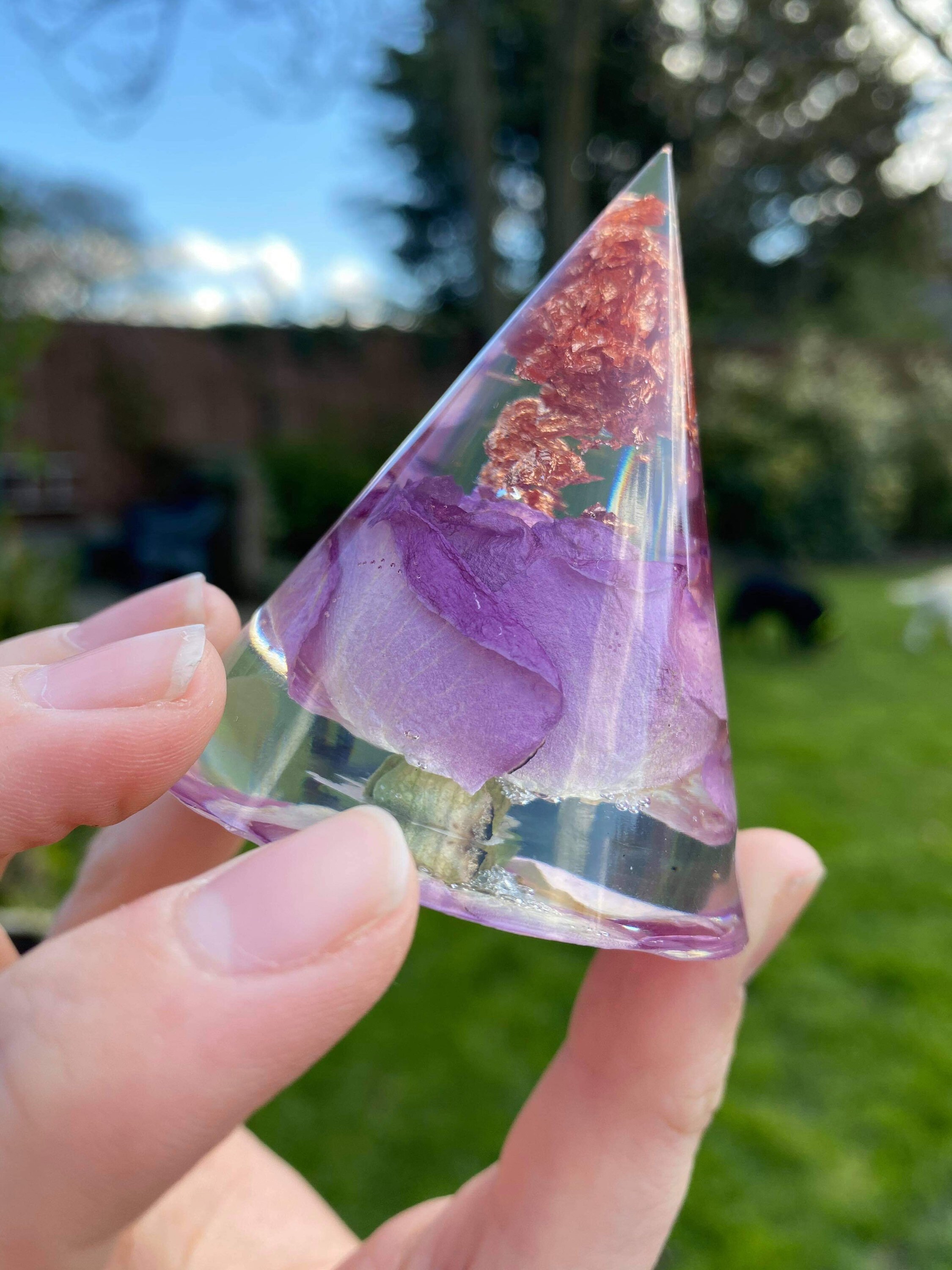 Handmade Customisable Resin Ring Holder Cone Ring Stand Ring | Etsy