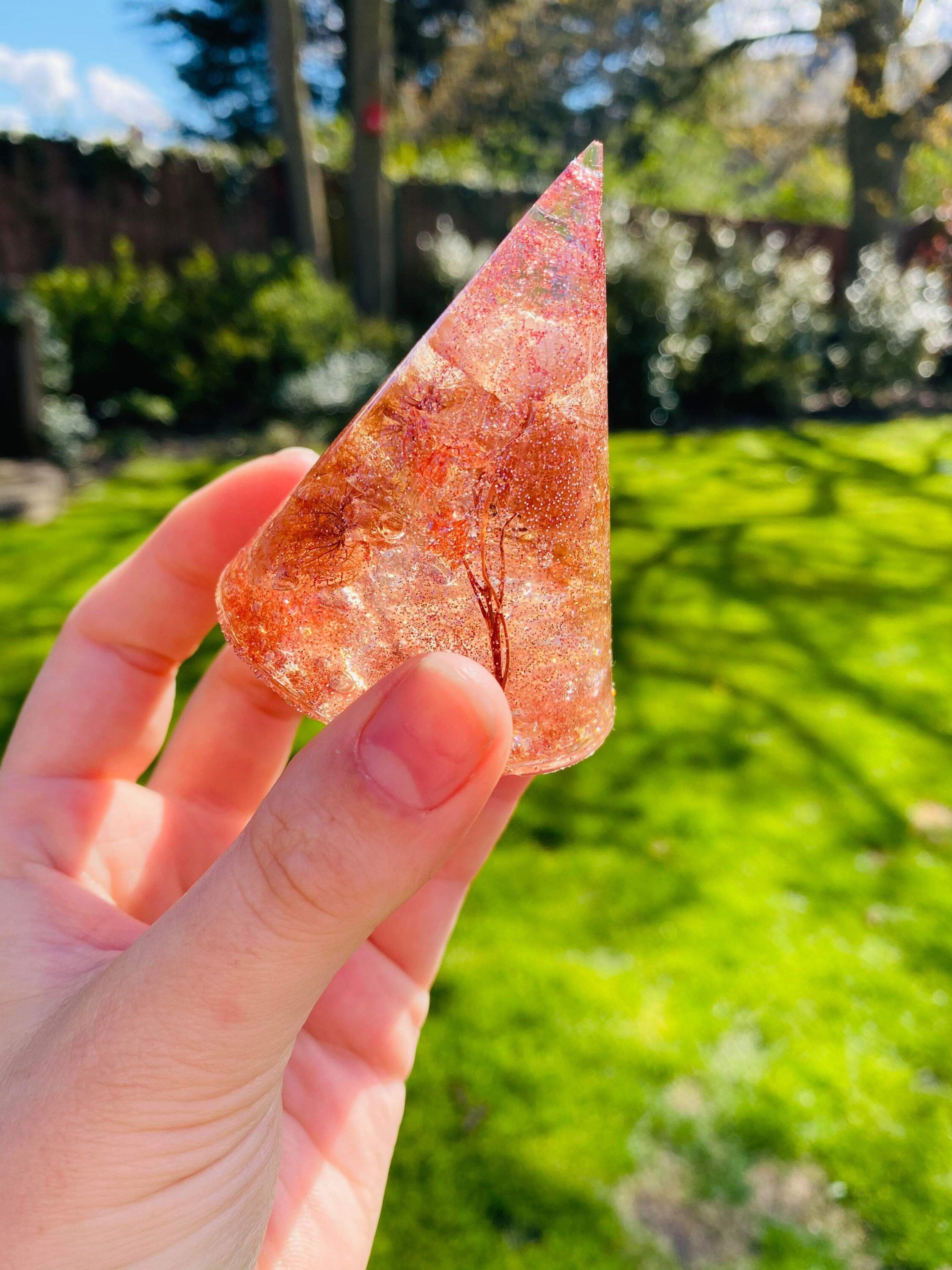 Handmade Customisable Resin Ring Holder Cone Ring Stand Ring - Etsy