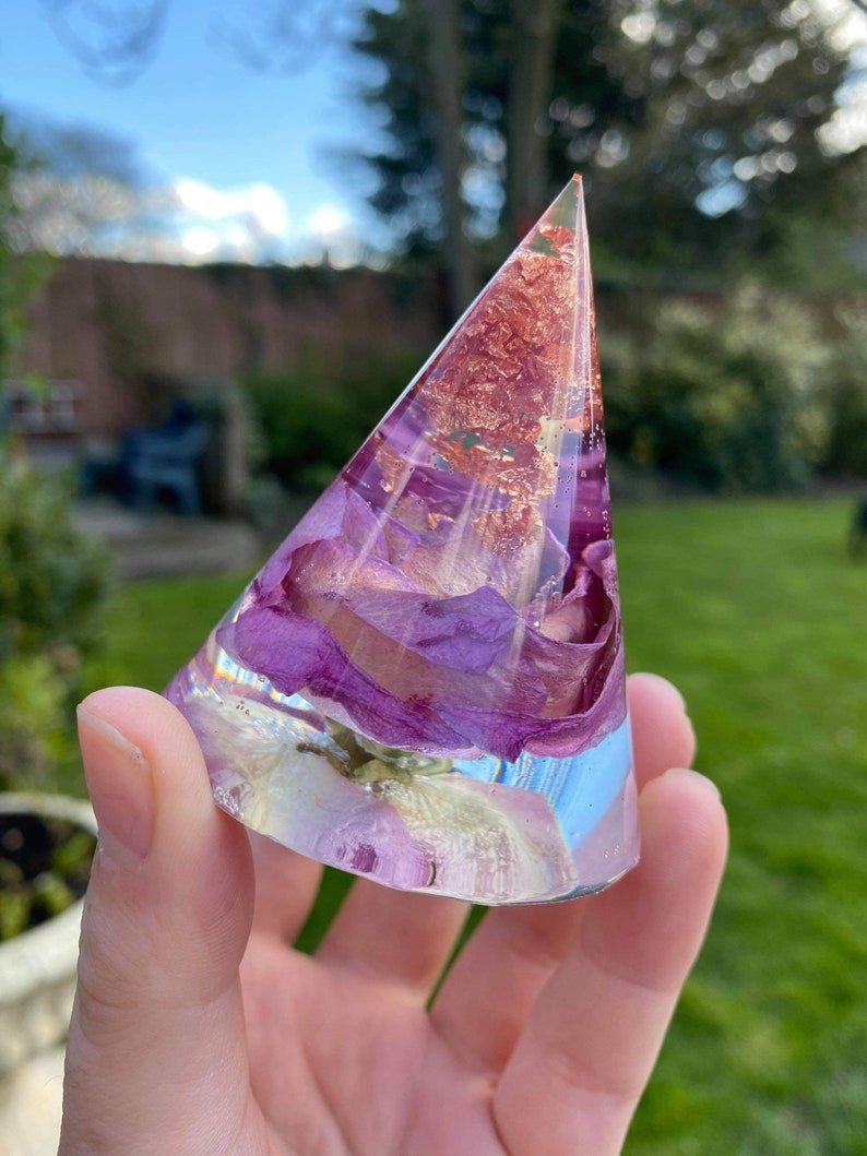 Handmade Customisable Resin Ring Holder Cone Ring Stand Ring | Etsy