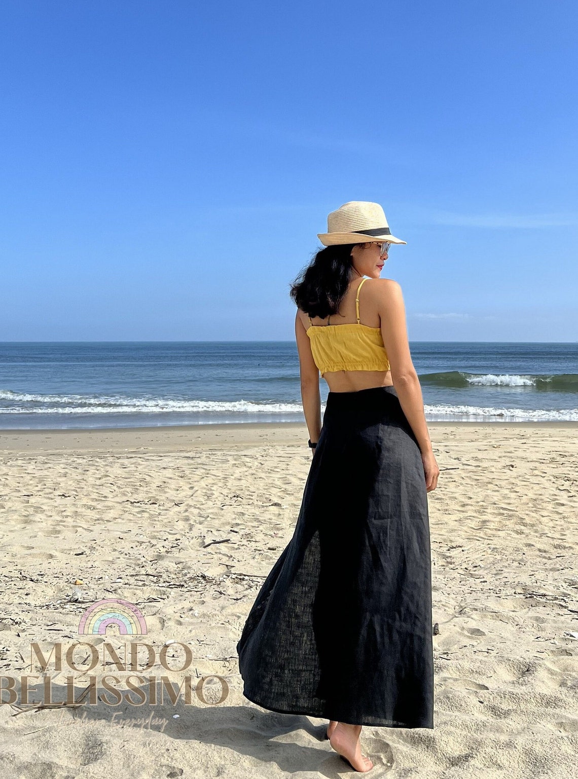 Linen Summer Crop Top Linen Bikini Summer Tank Top for - Etsy