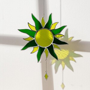 Glass Sun Art, Sun Suncatcher, Sunshine Suncatcher, Garden Decor ...