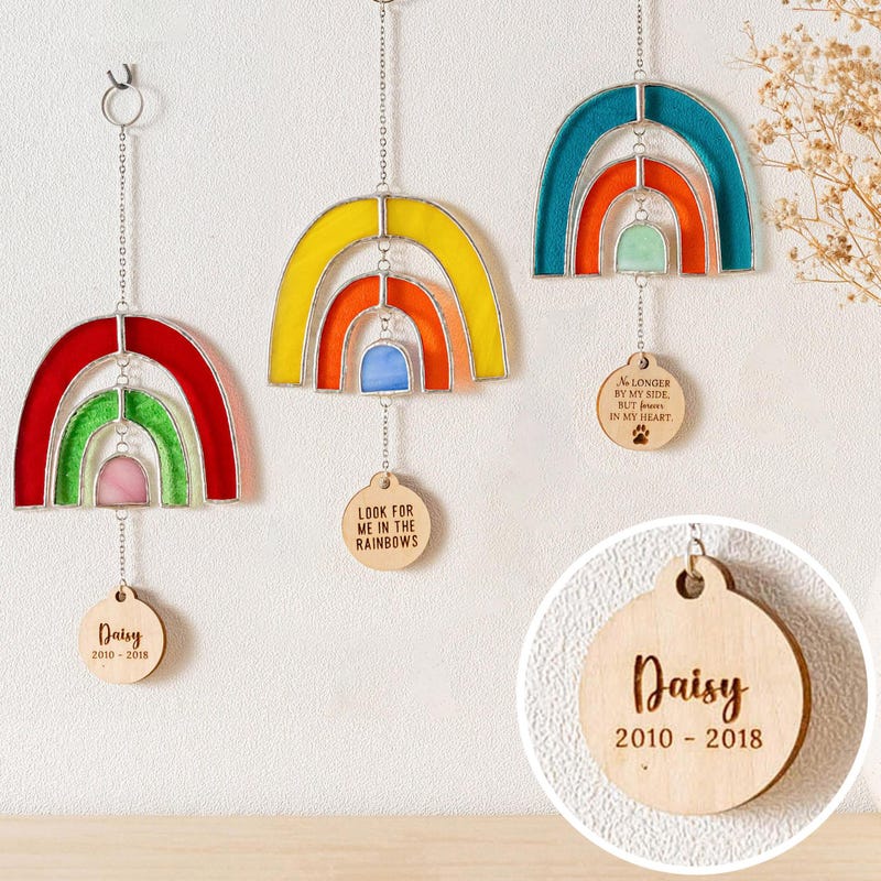 Heart Rainbow Sun Catcher - Etsy