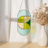 Geisha Stained Glass Panel Window Hanging Suncatcher Unique Handmade ...