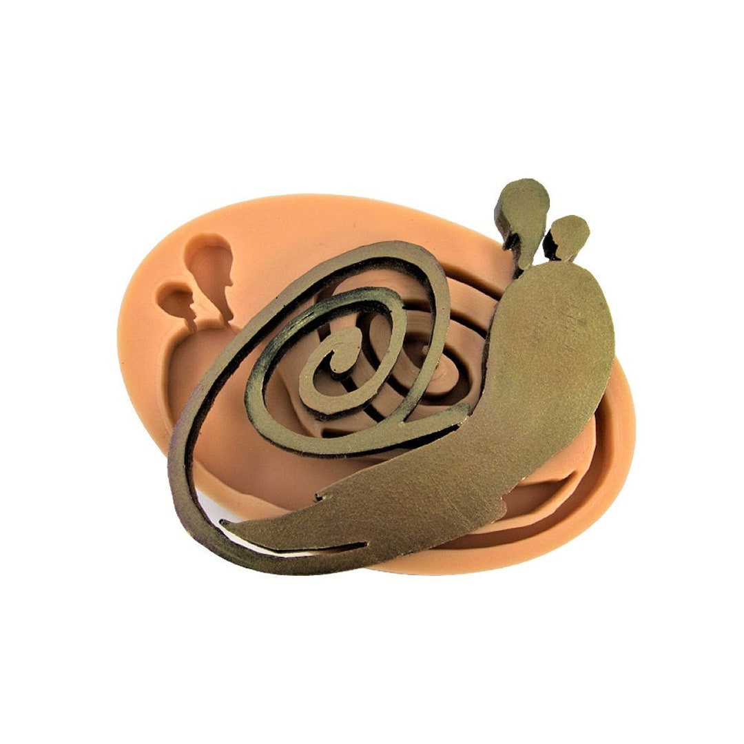 3D Snail Silicone Mold: Food Grade Cake Decorating, Resin Art - Etsy