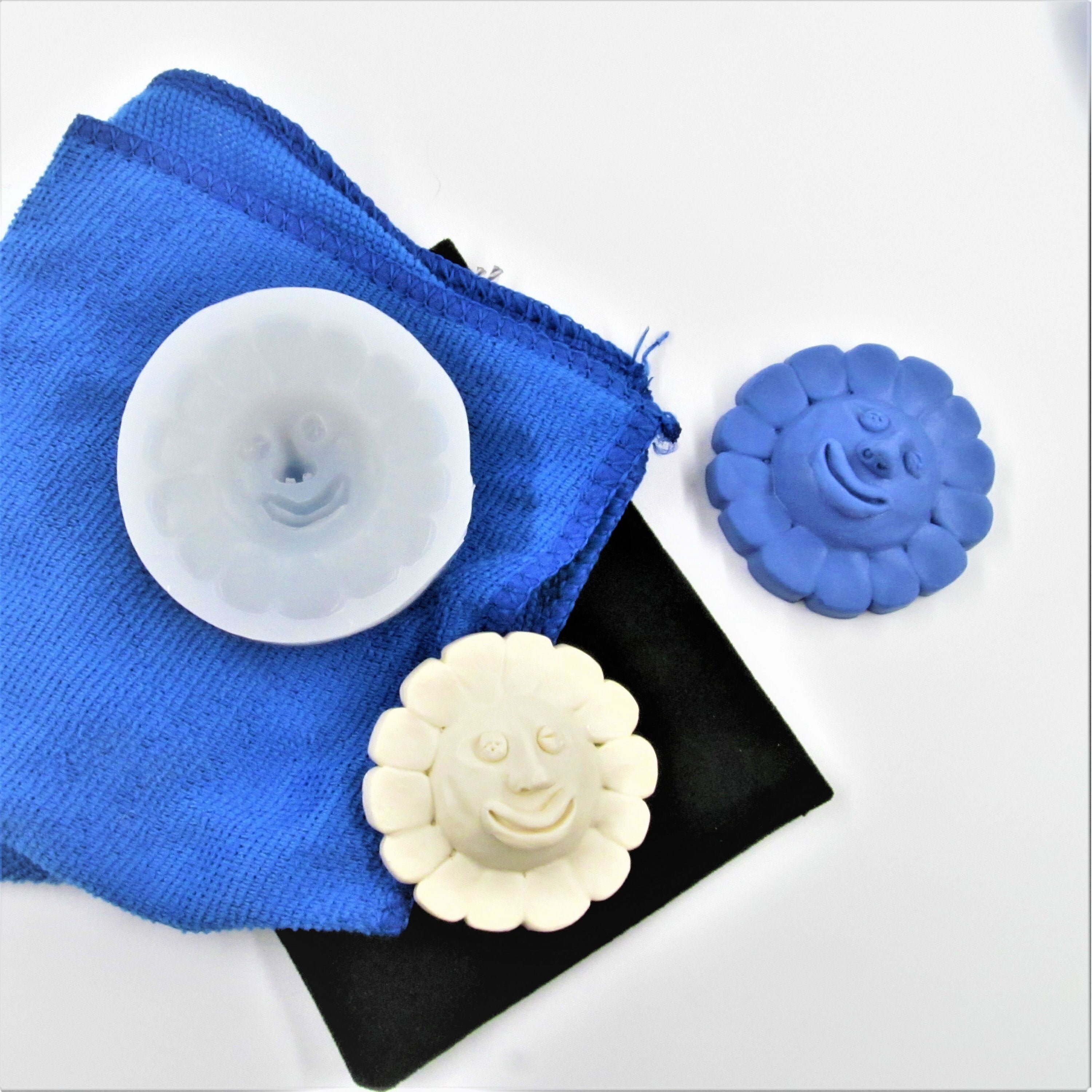 3D Smiley Flower Face Food Grade Silicone Mold - Etsy