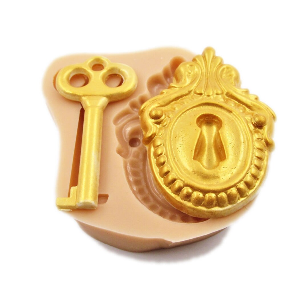 3D Lock and Key Food Grade Silicone Mold - Etsy