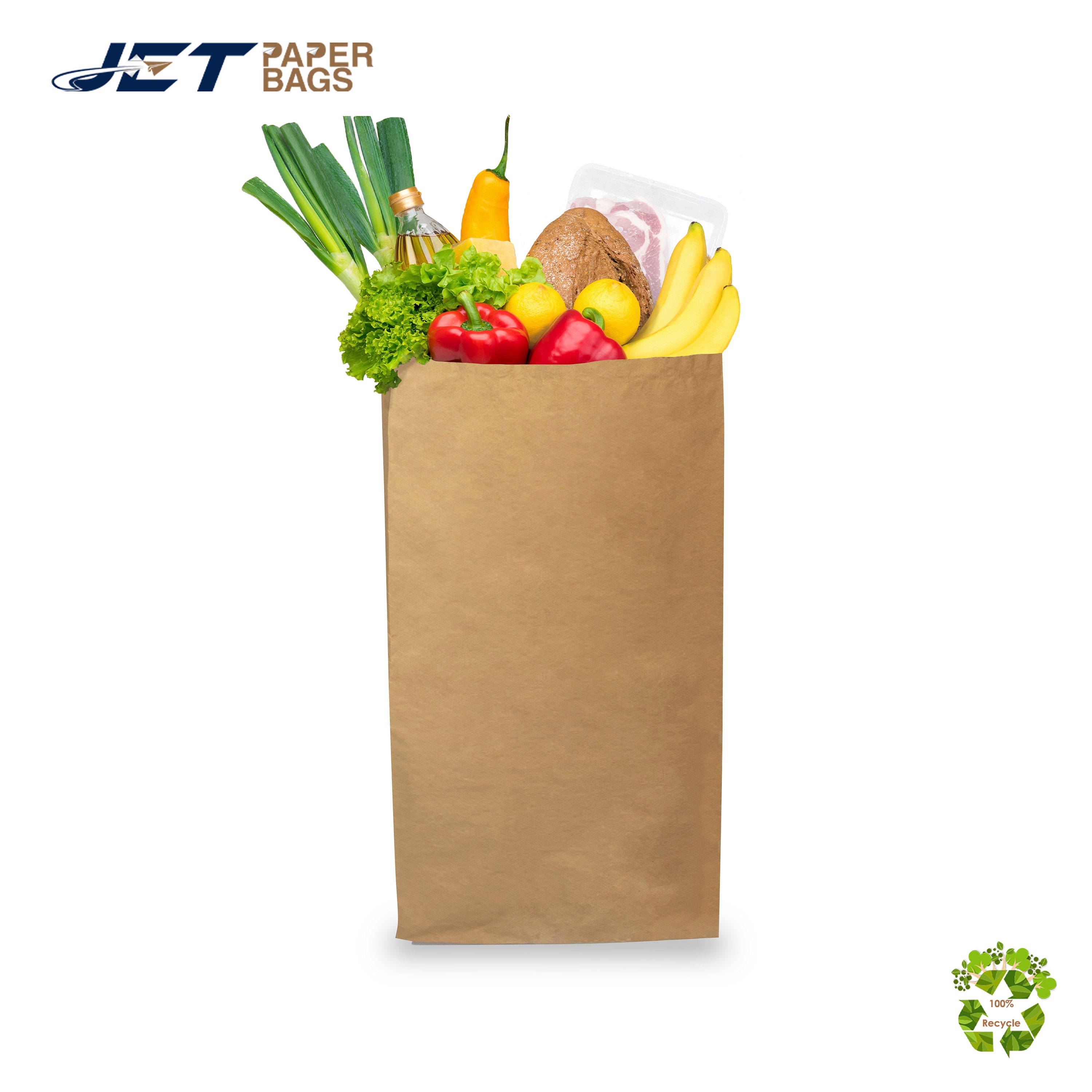 16 LB Capacity Brown Paper Lunch Bags, 7.7x4.7x16 | Kraft Bag | Ideal ...