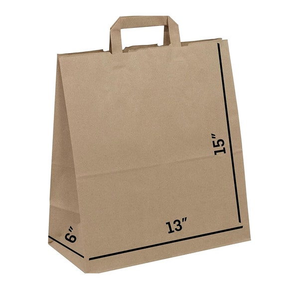 Flat Paper Bags - Etsy