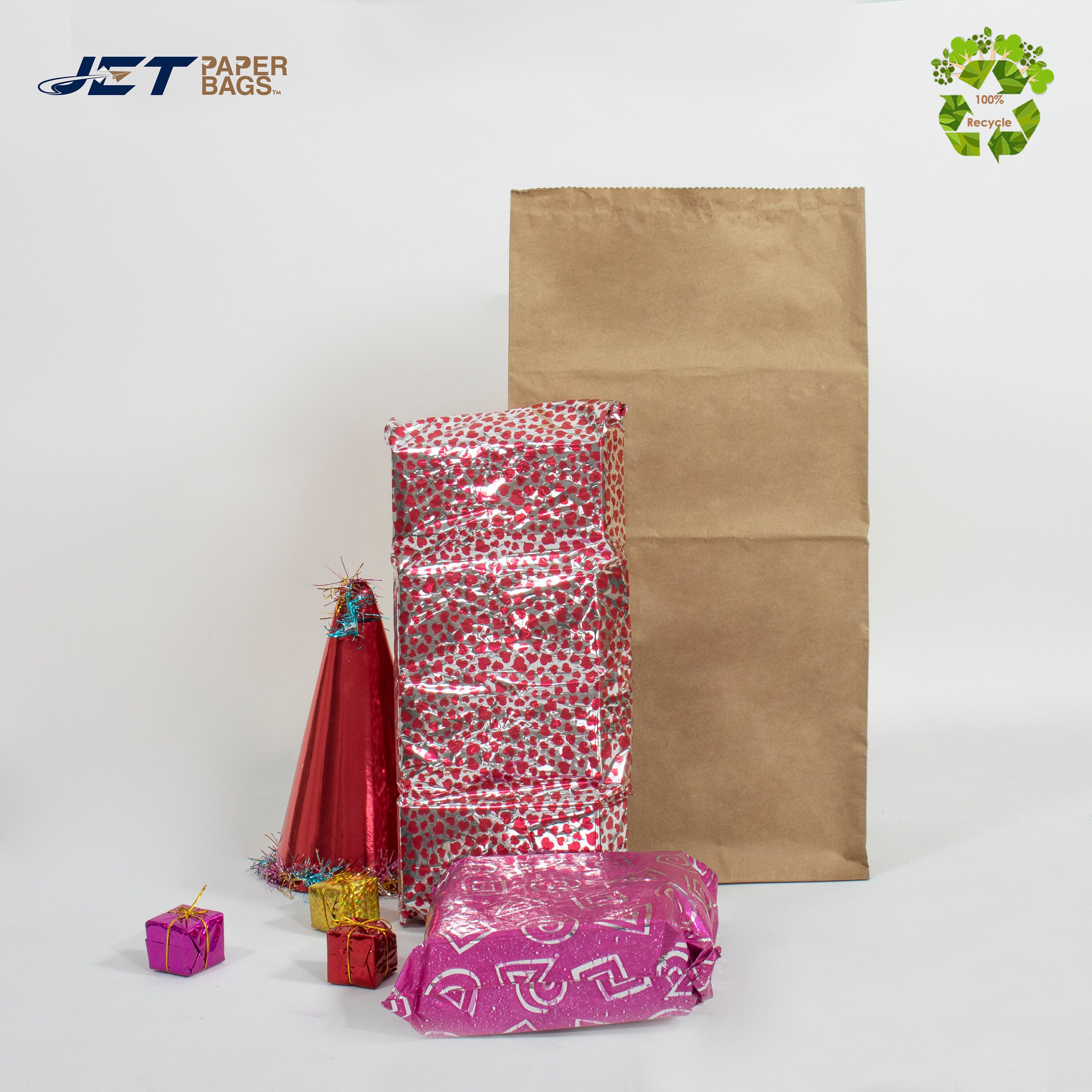 16 LB Capacity Brown Paper Lunch Bags, 7.7x4.7x16 | Kraft Bag | Ideal ...