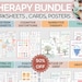 Therapy Worksheet Bundle,self Esteem Worksheets, Gratitude Journal ...