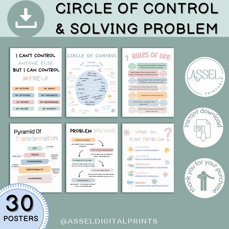 30 Therapist Office Decor Posters School Social Worker School Counselor ...