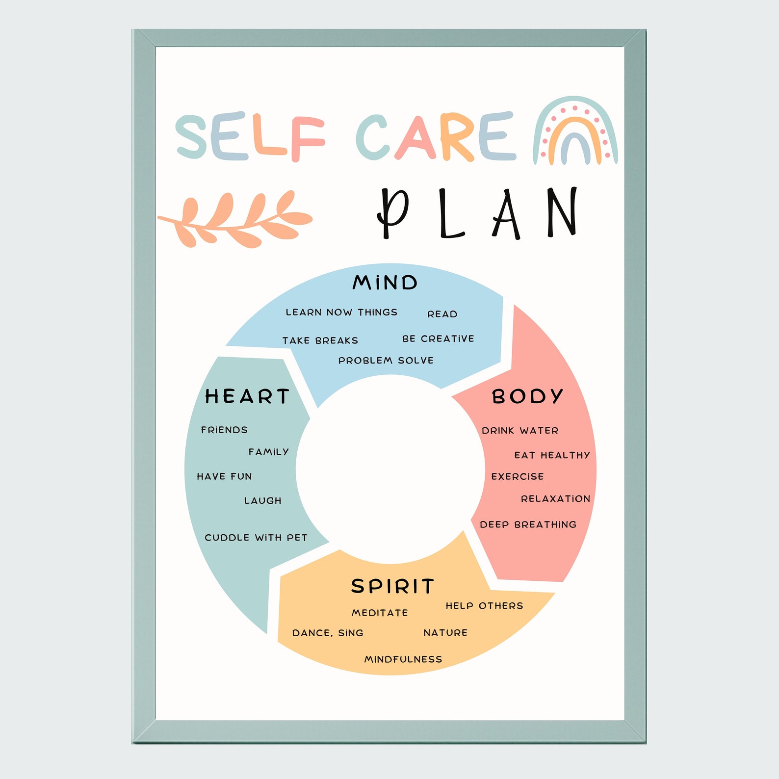 Set of 6 Therapy Posters, School Counselor Posters Social Worker Bundle ...