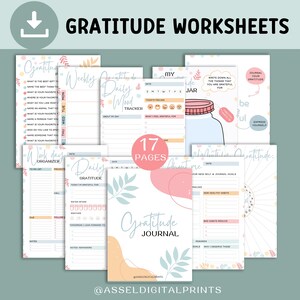Self Esteem Worksheet Bundle,confidence Worksheets, Gratitude Journal ...