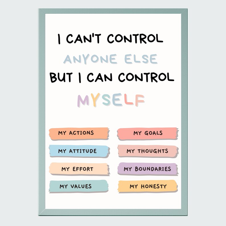 Set of 6 Therapy Posters, School Counselor Posters Social Worker Bundle ...