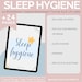 Sleep Hygiene Worksheets,cbt Worksheets, Insomnia Worksheets , Sleep ...
