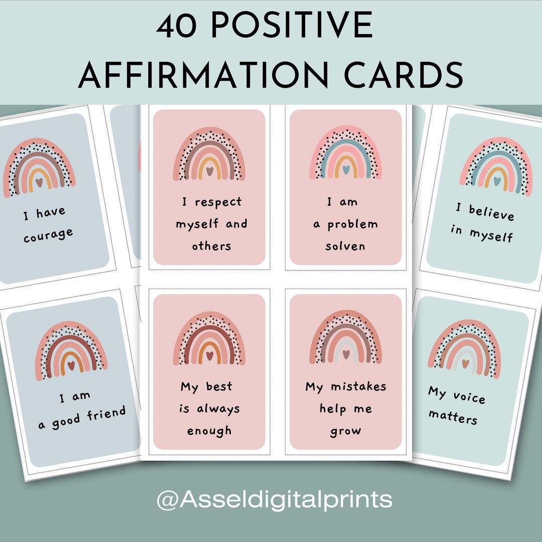 Affirmation Station Cards, Inspiring Spaces With Therapist Wall Art ...