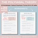 The Polyvagal Theory Worksheets,nervous System Regulation, Psychology ...