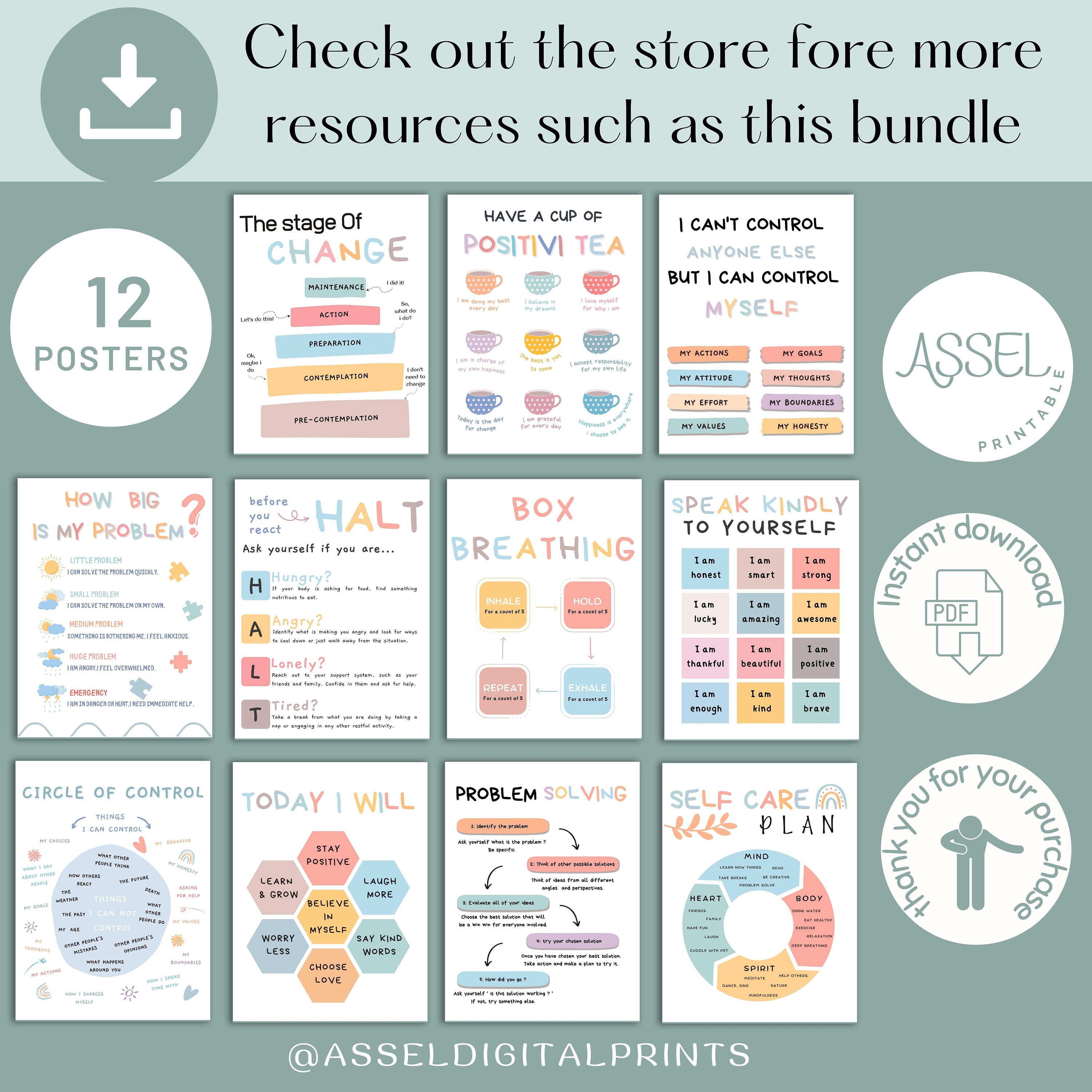 Trauma Iceberg Poster, Mental Health Therapy Tool (digital Download) - Etsy