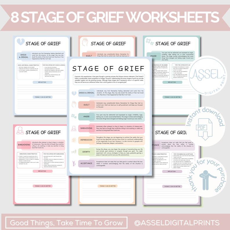 Therapy Worksheet Bundle, Self-esteem, Trauma, CBT, DBT (digital ...
