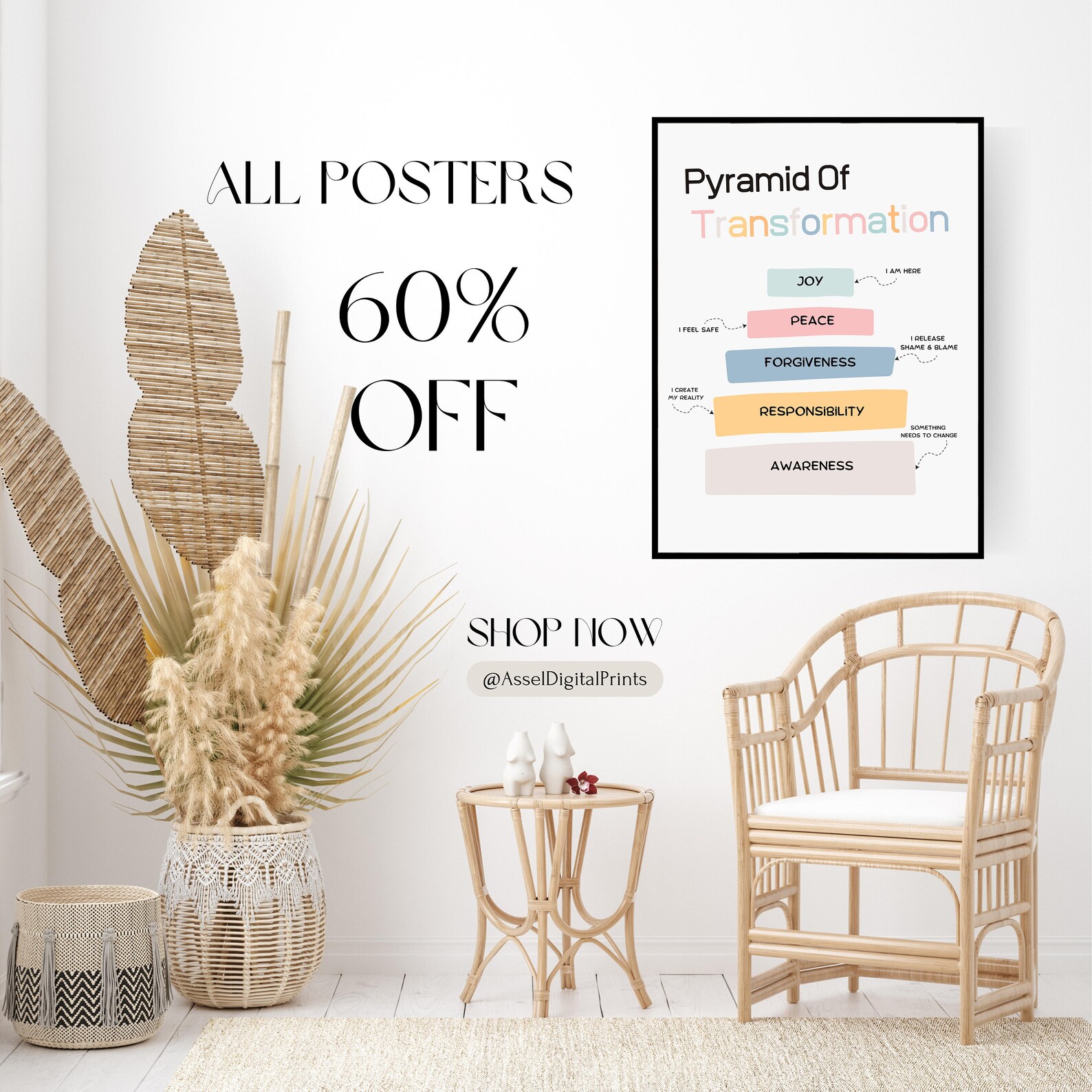 The Pyramid of Transformation Diagram Describes How Person Can ...