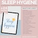 Sleep Hygiene Worksheets,cbt Worksheets, Insomnia Worksheets , Sleep ...