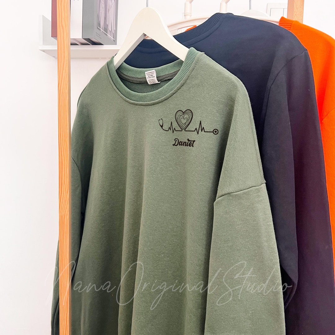 Personalized Doctor Sweatshirt, Custom MD Gift, New Doctor Sweater ...