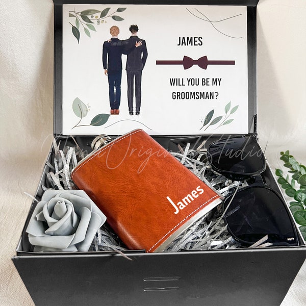 Groomsmen Invitation Box - Etsy