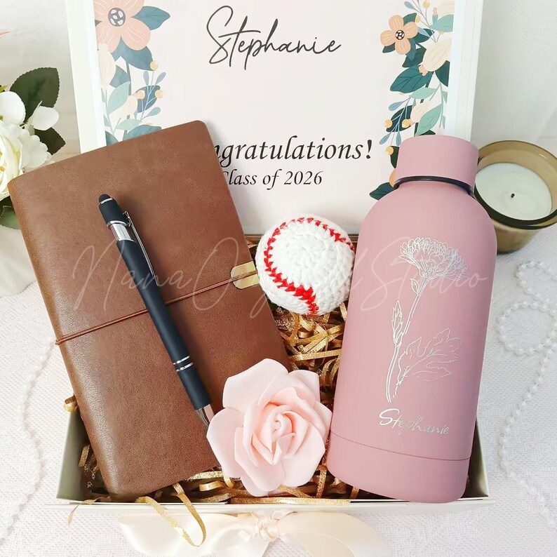 Personalized Graduation Gift Box With Hacky Sack, Custom Graduate Gift ...