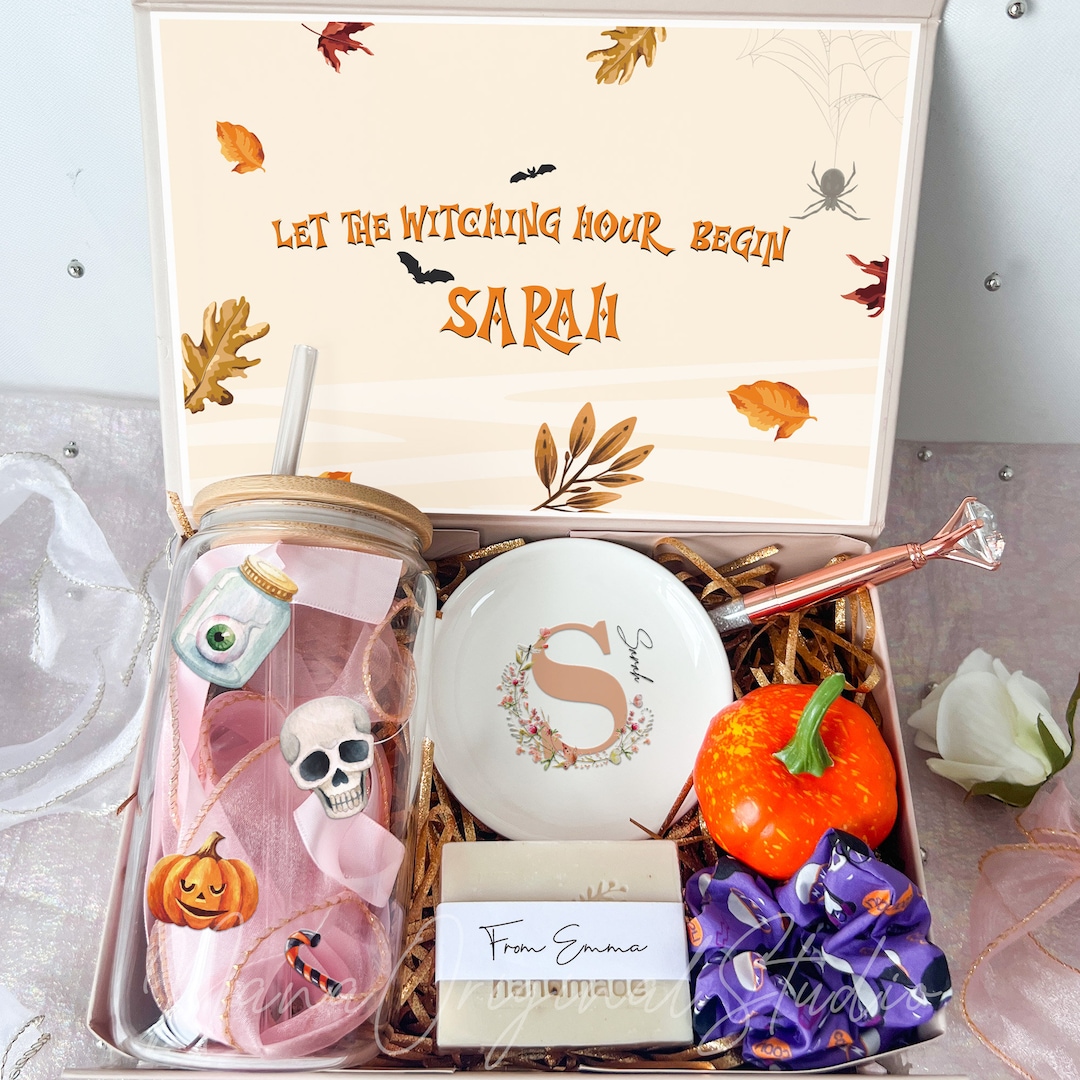 Personalized Halloween Gift Box Halloween Pumpkin Painting - Etsy