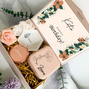 Birth Month Gift Box, Happy Birthday Gift Box Set, Best Friend Gift Box ...