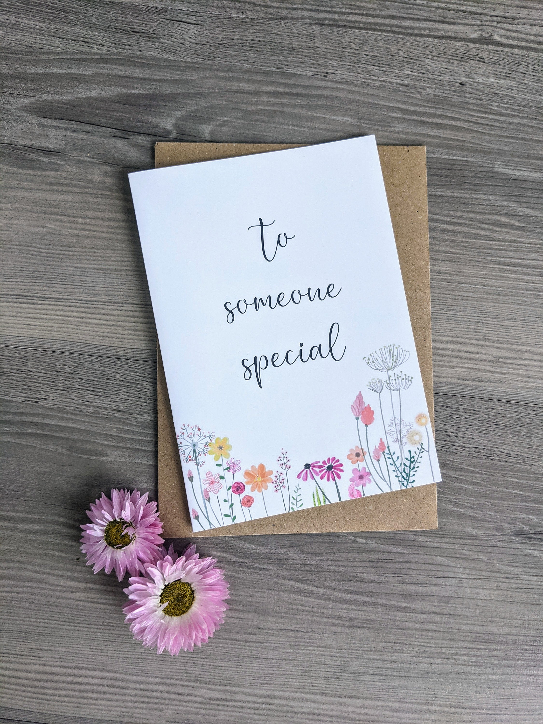 Just to Say Greeting Card - Happy Birthday Get Well Soon ...