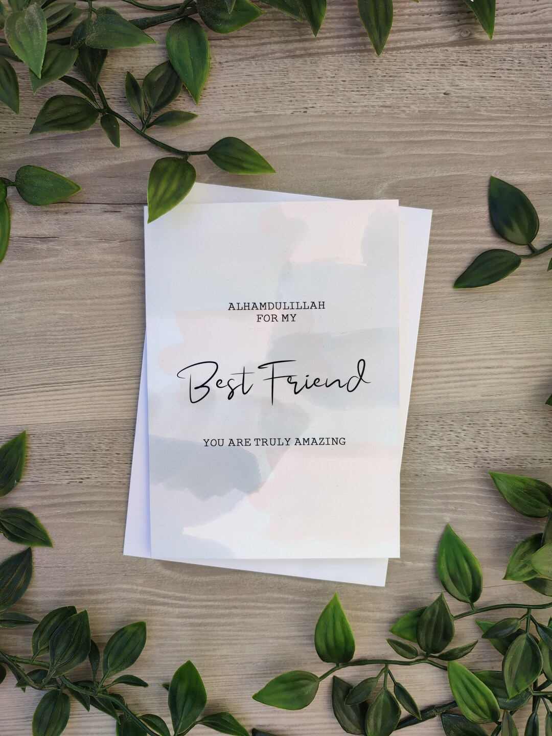 Islamic Best Friend Card - Valentines Palentines Day Gift - Bestie ...