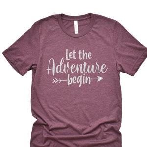 Let the Adventure Begin ShirtCamping ShirtCamping | Etsy