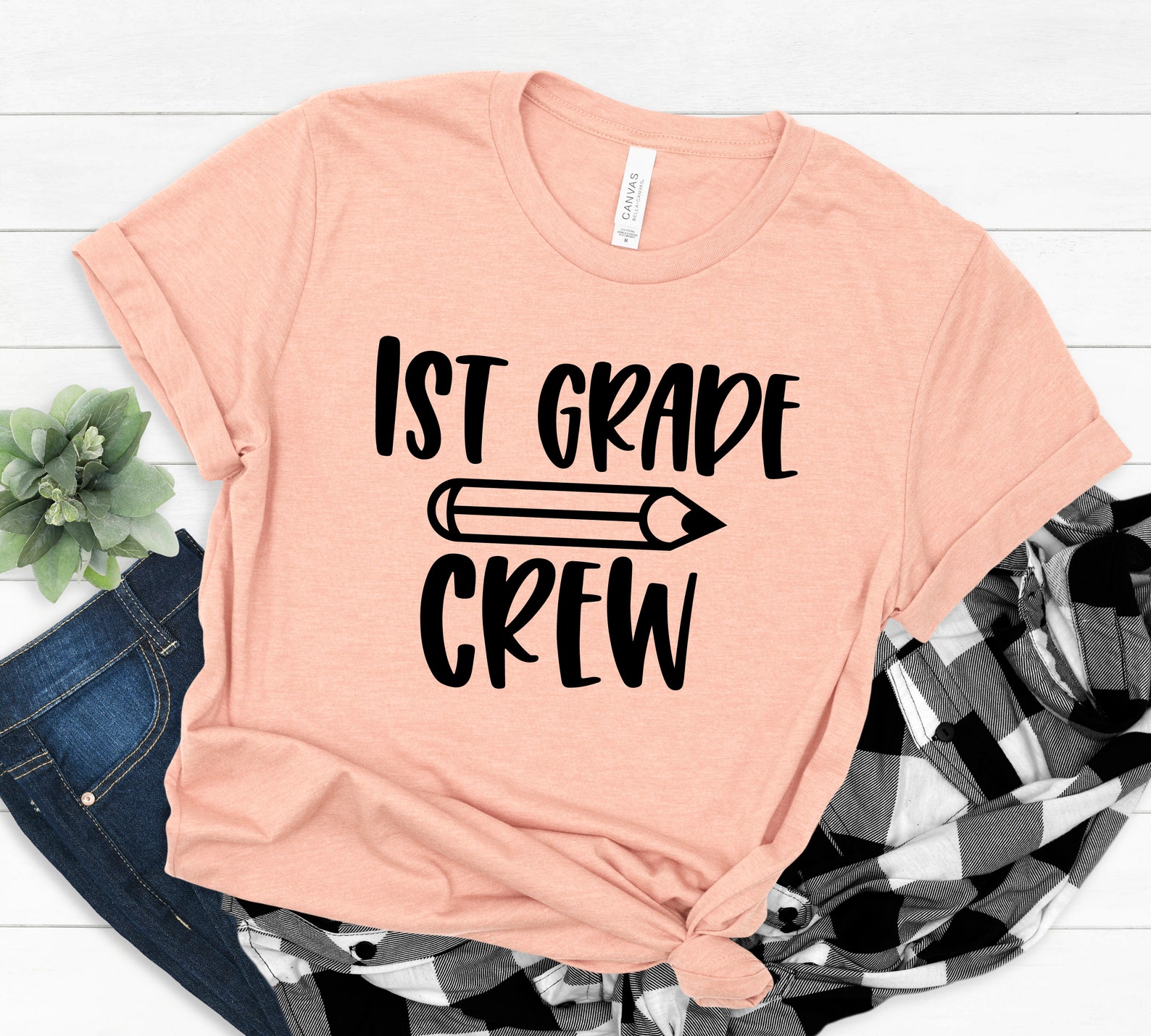 First Grade Shirt, 1st Grade Shirt, Teacher Shirt, First Grade Crew ...