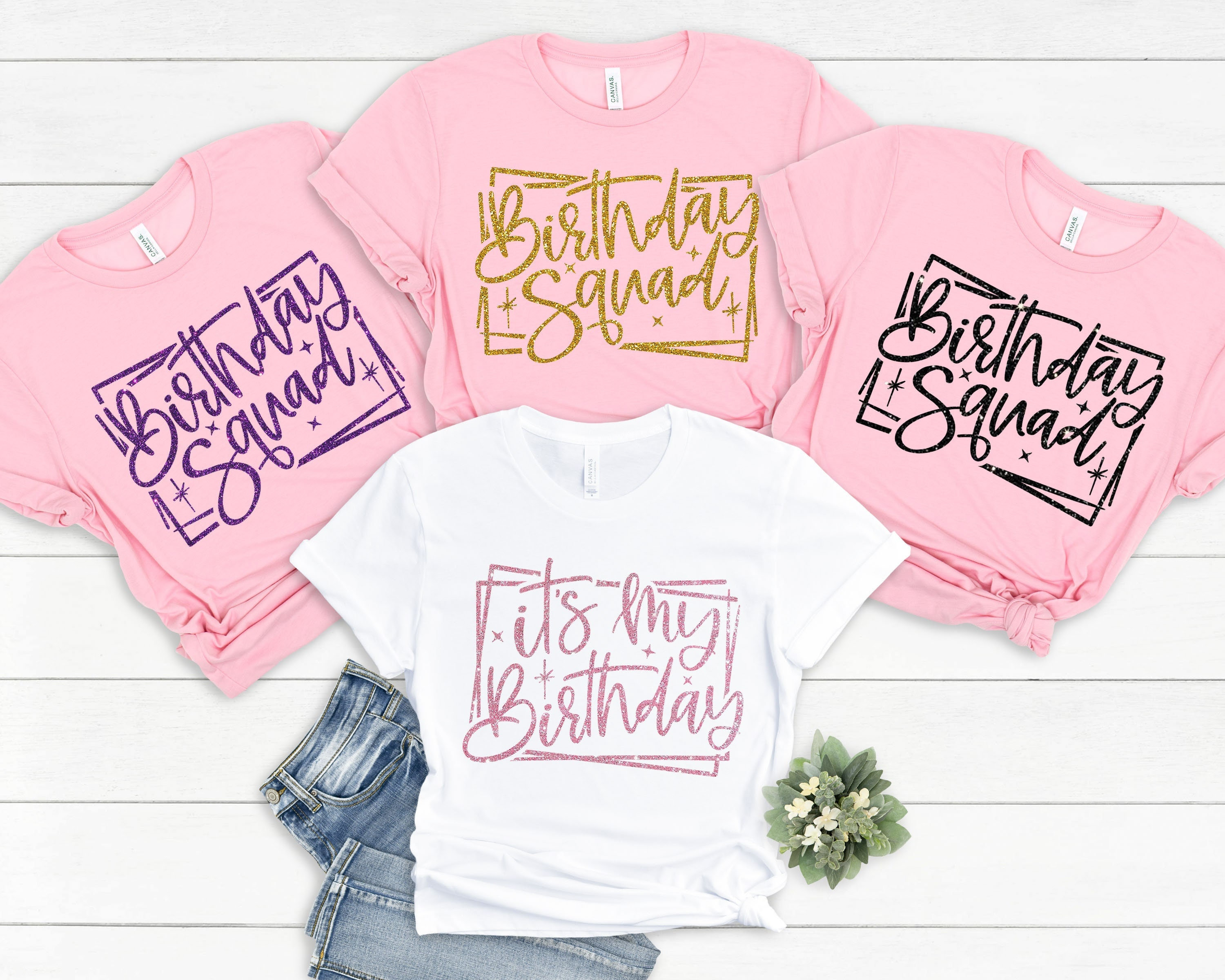 Birthday Group Shirts Birthday Crew Shirts Birthday Squad - Etsy