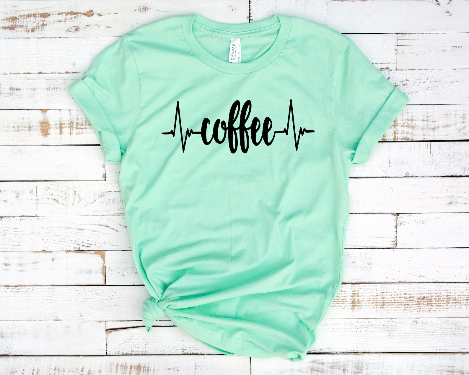 Coffee Shirt, Coffee Life Line Shirt, Coffee T Shirt, Funny Coffee ...