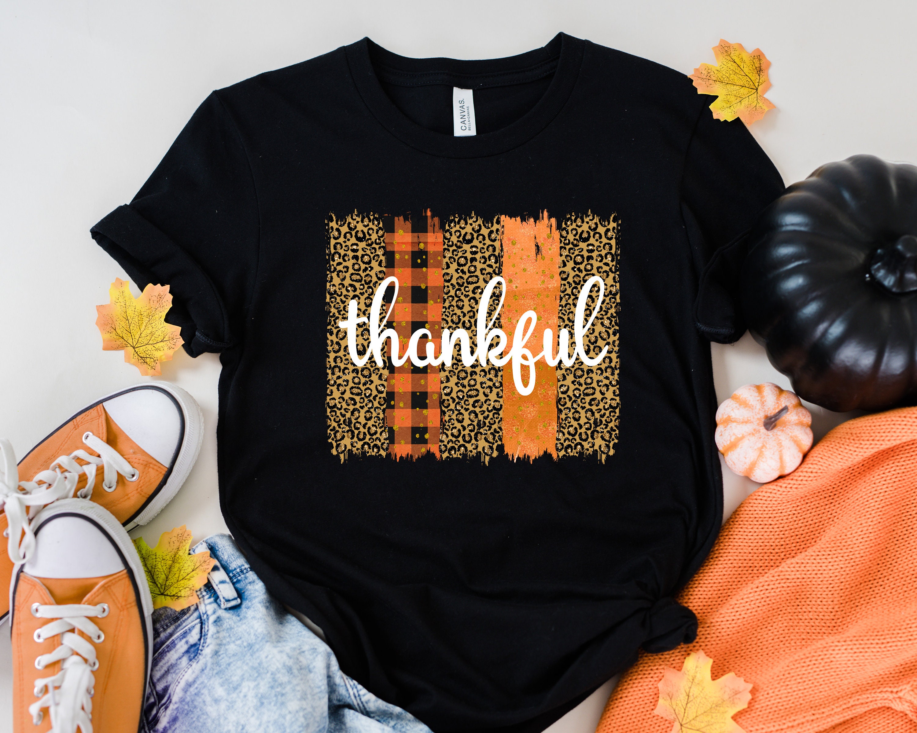 Thankful T Shirt Thankful Shirt Thanksgiving T Shirt Fall T Etsy