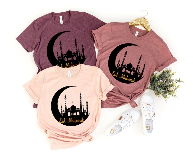 EID Mubarak Tee, Muslim Shirt, Ramadan Gift, Ramadan Mubarak T-shirt ...