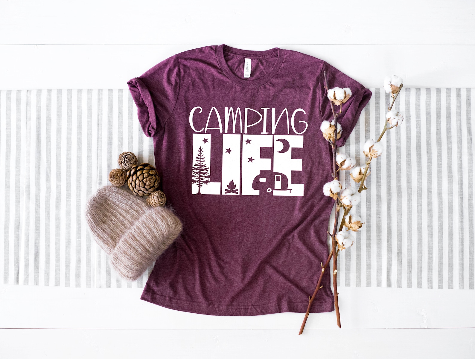 Camping Life Shirts, Camping Shirt, Camper T-shirt, Camper Shirt, Happy ...