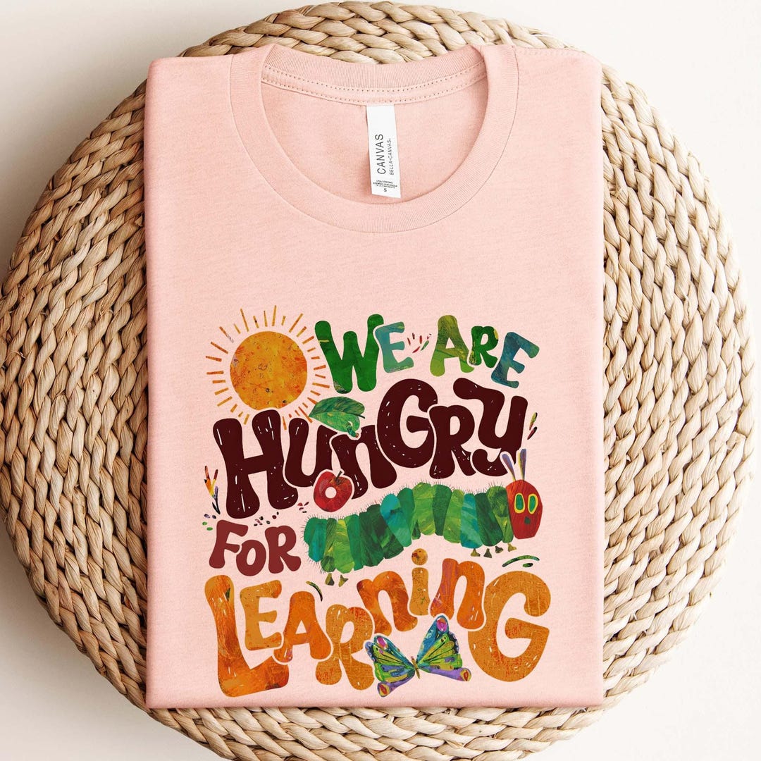 We're Hungry for Learning Shirt, First Day of School Shirt, Back to School Shirt, 1st Grade ...