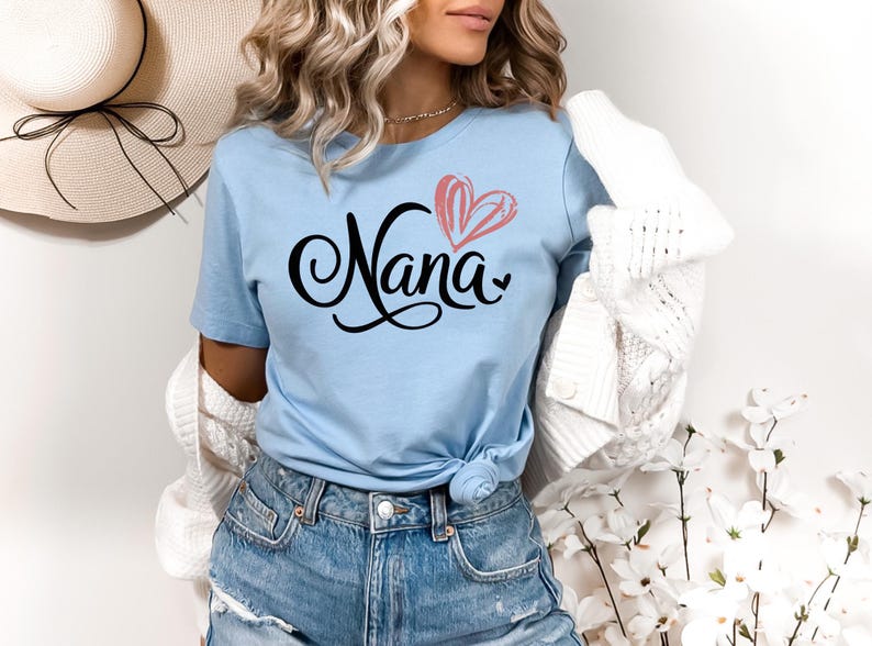 Nana Shirt, Cute Nana T-shirt, Grandma Shirt, Grandma Gift, Mother Day ...